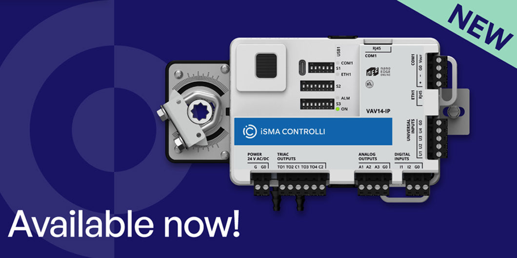 NEW Freely Programmable VAV Controller from iSMA CONTROLLI