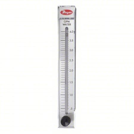 RMC-143-SSV: Flowmeter, range .4-4 GPM water