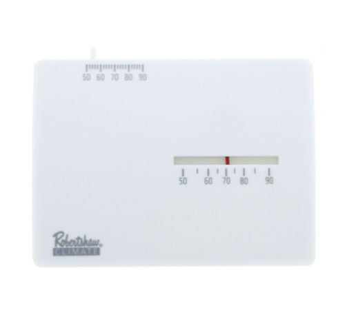 9204H: Mech Horz Stat 1 Heat, Gas, Electric SPST, 50-90, 24VAC