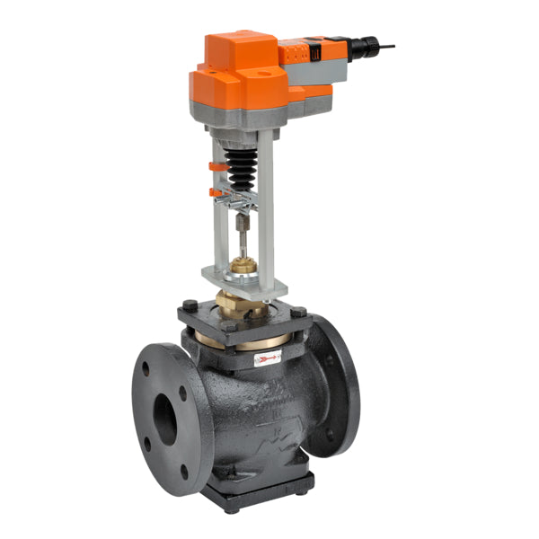 G6125C+EVB24-3: Globe Valve (GV), 5", 2-way, ANSI Class 125, Cv 263 ...