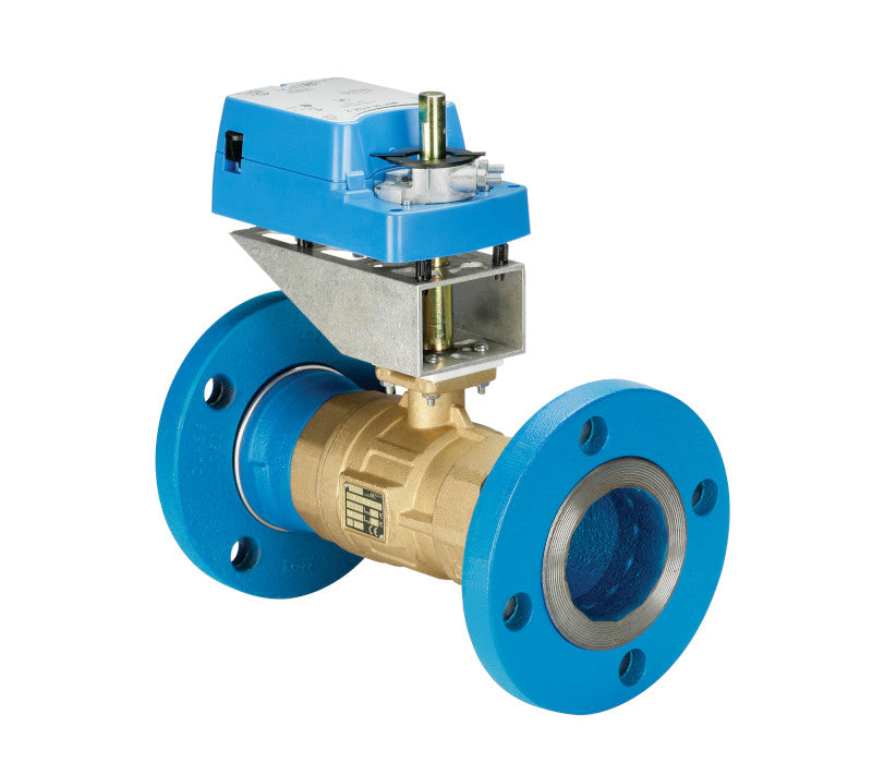 VG12A5HT+924GGA: 3" 2W BALL VALVE 74 CV; M9124-GGA-2 NON-SPRG RTN 0-10V ...
