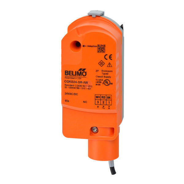 CQKB24-SR-RR: Valve Actuator,Electronic Fail-Safe,24V,Modulating (2 ...