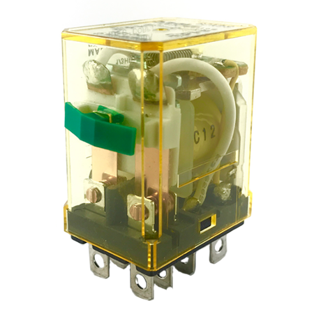 RH2B-ULCDC12V: RH Series DPDT Plug-In General Purpose Relay with ...