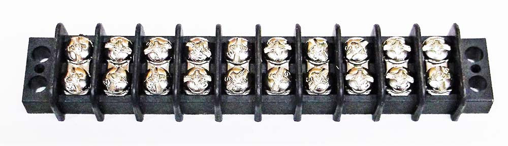 MA-6182: Terminal Block Double Row 4 Terminals 20 amp